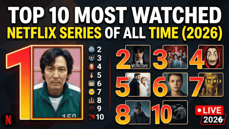 Top 10 Most Watched Netflix Series of All Time in 2026: Biggest Hits Ranked